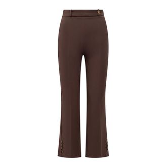 Elisabetta Franchi Damen, Hosen, Braun, XLGr&ouml;&szlig;e