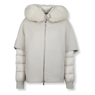 Moorer Pegaso-Cwr Short Cape - - Jackets - Damen - Grau - L