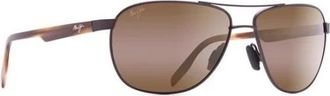 Maui Jim Castles Aviator Sonnenbrille - - Accessories - unisex - Braun - 61 MM