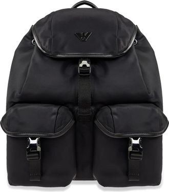 Emporio Armani Homme, Sacs, Noir, Taille: ONE Size Sac &agrave; dos multi-poches