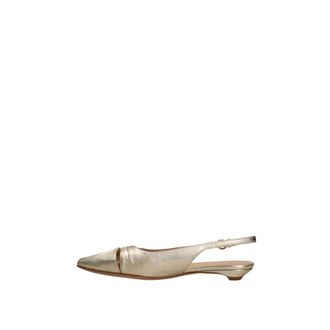 Marc Ellis Slingback-Pumps aus Leder - - Shoes - Damen - Beige - 37 EU
