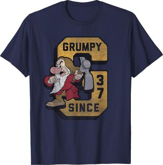 Disney Snow White & The Seven Dwarfs Grumpy Collegiate T-Shirt