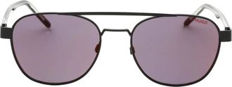 HUGO BOSS HG 1196/S 003 AO Sonnenbrille f&uuml;r Herren (Matt Schwarz/Rot)
