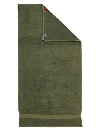 done. DONE Deluxe Badetuch, Baumwolle, Khaki, 70 x 140 x 1 cm