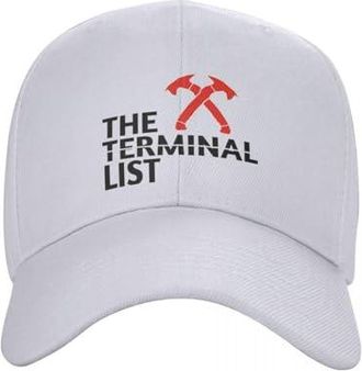 Generic Casquette de baseball tendance The Terminal List Logo TV Show Baseball Cap Hommes Femmes R&eacute;glable Papa Chapeau Sport Cadeau