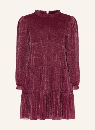 s.Oliver S.Oliver Red Kleid Mit Glitzergarn rot