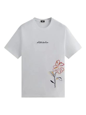 Kith t-shirt &agrave; fleurs brod&eacute;es - Blanc