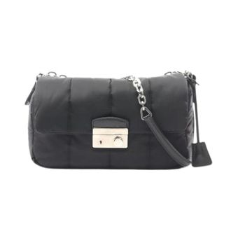 Prada Pre-owned Vintage Nylon Schultertasche - - Pre-owned - Damen - Schwarzk - ONE SIZE