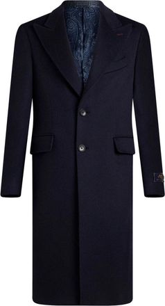Etro Kurzer Mantel - Blau