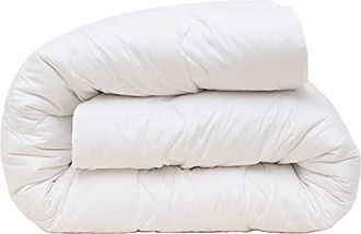 Van Morgen 4-Jahreszeiten-Wollbettdecke, natürliches Weiß, 140x220cm