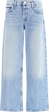 A Gold E Jean large taille basse - Femme - Jeans - Bleu - Taille: W28