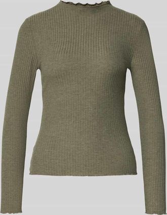 Only Slim Fit Langarmshirt mit Viskose-Anteil Modell EMMA