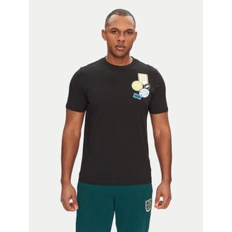 Puma T-Shirt Graphics Icon 684829 Schwarz Regular Fit