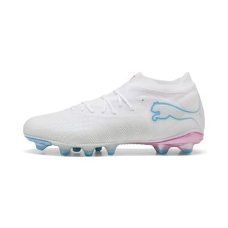 Puma Chaussures de football FUTURE 9 PRO Blanc FG/AG Unisexe, Chaussures, 40.5