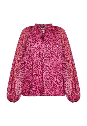 Faina Blusenshirt Damen Rosa Mehrfarbig