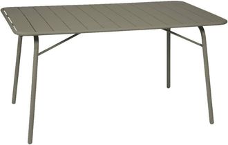 Sweeek Klappbarer Gartentisch aus Stahl f&uuml;r 6 Personen