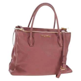 Miu Miu Sac &agrave; main Pre-owned - Femme - Pre-owned - Rose - Taille: ONE Size