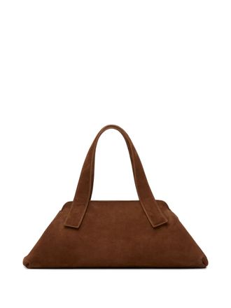 Mars&egrave;ll sac port&eacute; &eacute;paule en daim - Marron