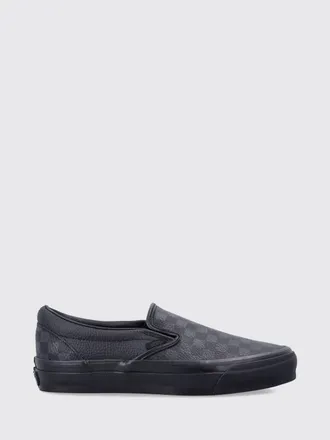 Vans Baskets LX Classic Slip-On 98 &agrave; damier en toile de coton