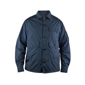 C.P. Company Lens Detail Overshirt - - Jackets - Herren - Blau - 2XL