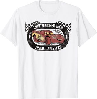 Disney Pixar Cars Lightning McQueen I am Speed T-Shirt