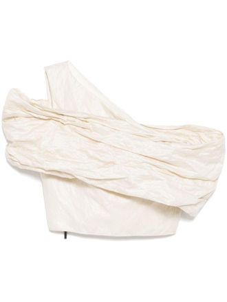 Maticevski haut corset à épaules dénudées - Tons neutres