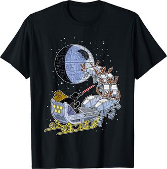 Star Wars Vader Sleigh Away T-Shirt