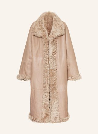 Remain Remain Ledermantel braun