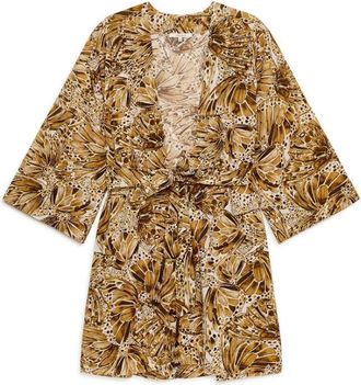 Maliparmi Maliparmi, Femme, Blouses et Chemises, Brun, Taille: 40 FR Sweet Butterfly Dress