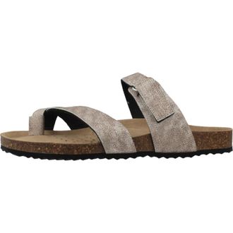 Geox Femme, Chaussures, Brun, Taille: 38 EU Brionia Slides