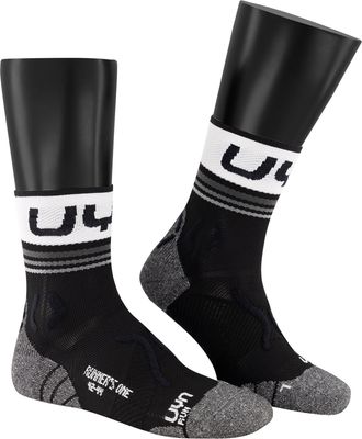 UYN Herren Socken schwarz Mikrofaser/Funktion unifarben