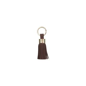Pourchet Porte-cl&eacute;s Pompon &agrave; Franges - Femme - Accessoires - Brun - Taille: ONE Size