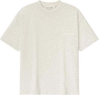 Fear of God Homme, Tops, Gris, Taille: XL T-shirt classique avec broderie