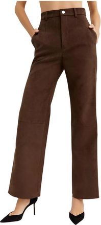 Nanushka Femme, Pantalons, Brun, Taille: 38 FR Darby Pants