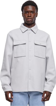 Urban Classics Herren Jacke Plain Overshirt lightasphalt 5XL