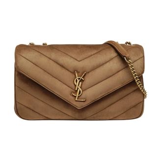 Saint Laurent Mittlere Umh&auml;ngetasche - - Bags - Damen - Braun - ONE SIZE