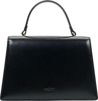 Estro & Luminara Femme, Sacs, Noir, Taille: ONE Size Petite sacoche en cuir