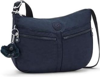 Kipling IZELLAH Sac à bandoulière de taille moyenne, Blue Bleu 2 (Bleu)