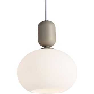Nordlux Suspension notti 20 Verrerie Gris, H.23.8 - IP20 - E27 / Intérieur