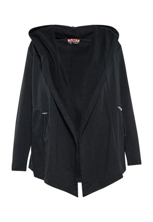 Mymo Kapuzenpullover Damen schwarz
