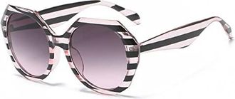 Generic Lunettes de soleil tendance à grand cadre pour hommes et pour femmes, lunettes de soleil décoratives de vacances en plein air (couleur : C, taille : 1