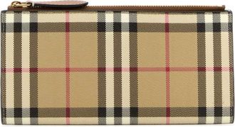 Burberry Femme, Accessoires, Multicolore, Taille: ONE Size Portefeuille en toile imprim&eacute;e