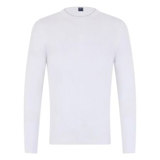 Fedeli Langarmpullover - - Knitwear - Herren - Wei&szlig; - L