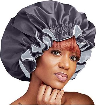 Generic Bonnet de voiture pour femme - En satin de soie - Casquette de baseball - Chasse légère, Noir, Taille unique