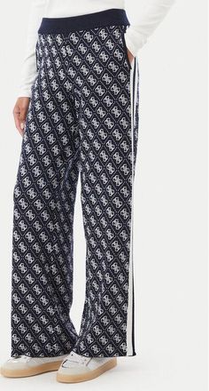Guess Strickhose V6BB01 Z1483 Dunkelblau Regular Fit