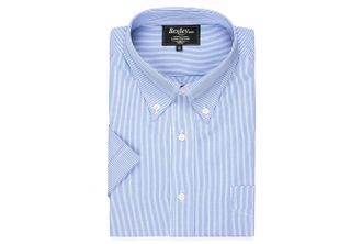 Bexley Trent MC - Chemise homme bleu ocean et blanc