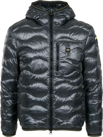 Blauer Homme, Vestes, Gris, Taille: L Wave Down Jacket