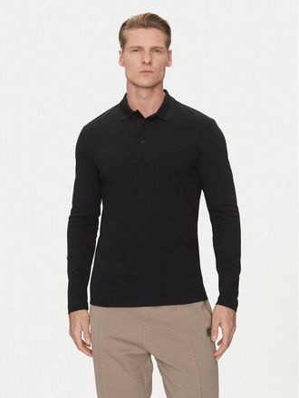 HUGO BOSS Poloshirt Plisy 50536609 Schwarz Regular Fit