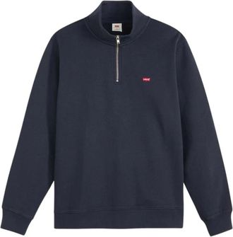 Levi's Homme, Sweatshirts et sweats &agrave; capuche, Bleu, Taille: L Zip-throughs