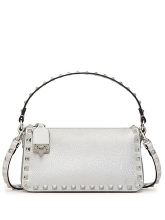 Valentino Garavani petit sac &agrave; bandouli&egrave;re Rockstud - Argent
